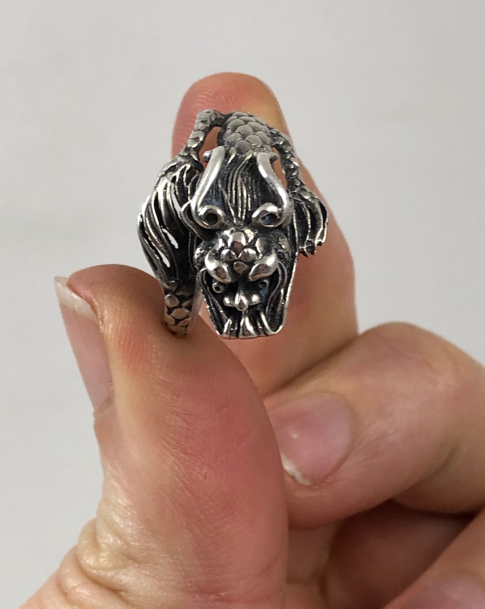 Antique Vintage Chinese Export Sterling Silver Detailed - Etsy