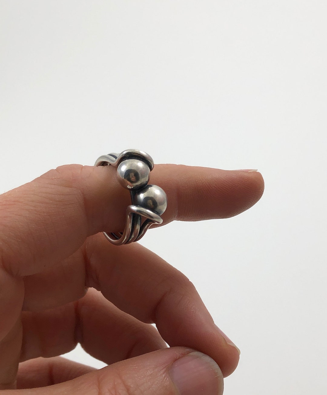 Vintage Mid Century Modern Danish Sterling Silver Ring Signed Jensen - Etsy