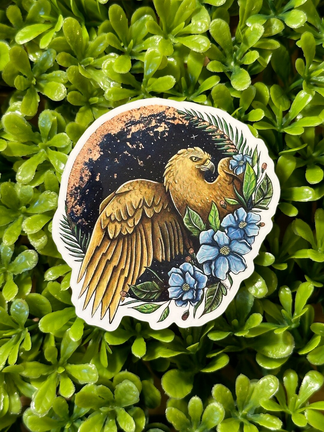 Golden Eagle Sticker Eagle Sticker Waterproof Sticker UV - Etsy