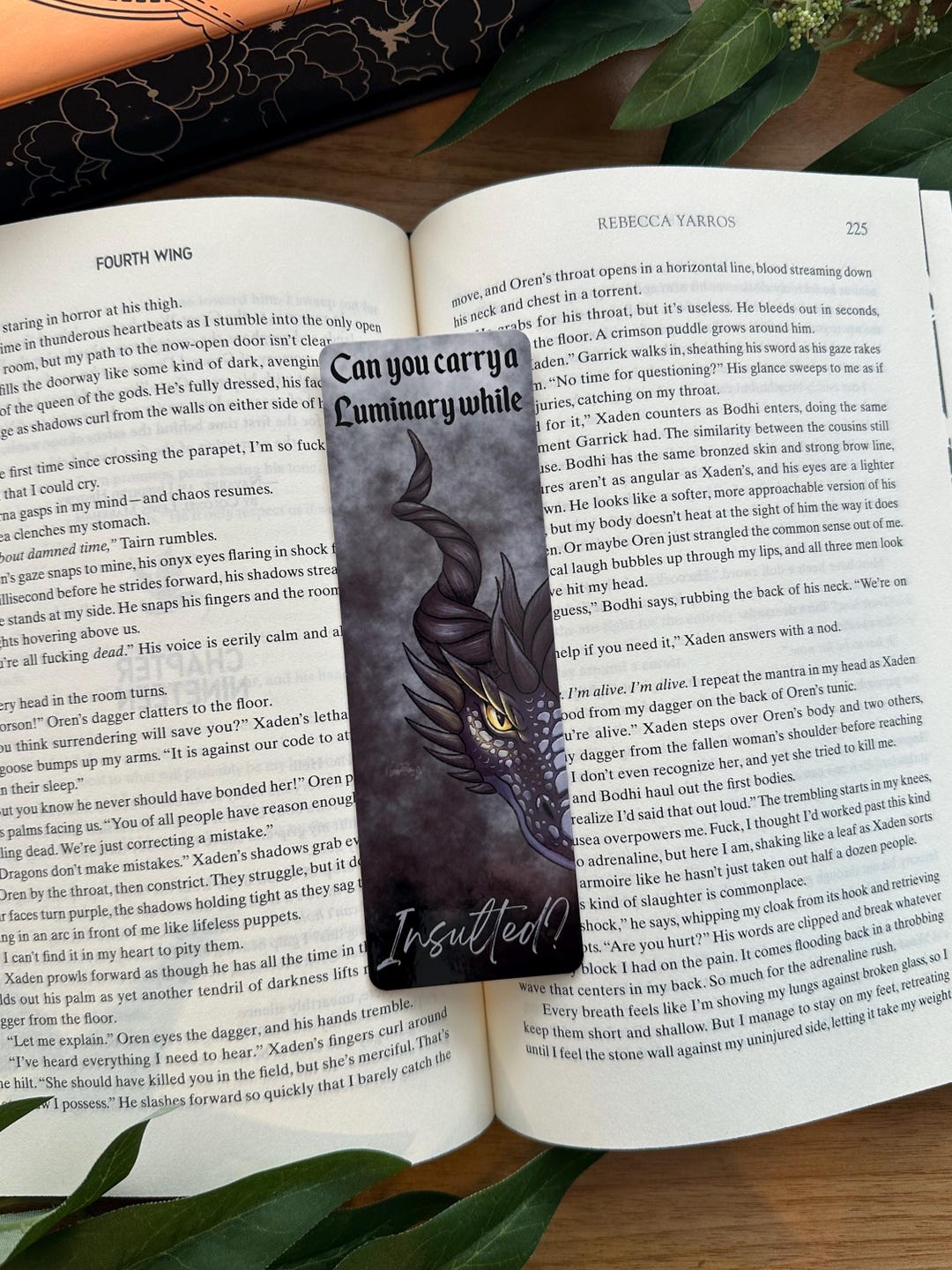 Can You Carry A Luminary Bookmark | Fourth Wing Licensed Merch ...