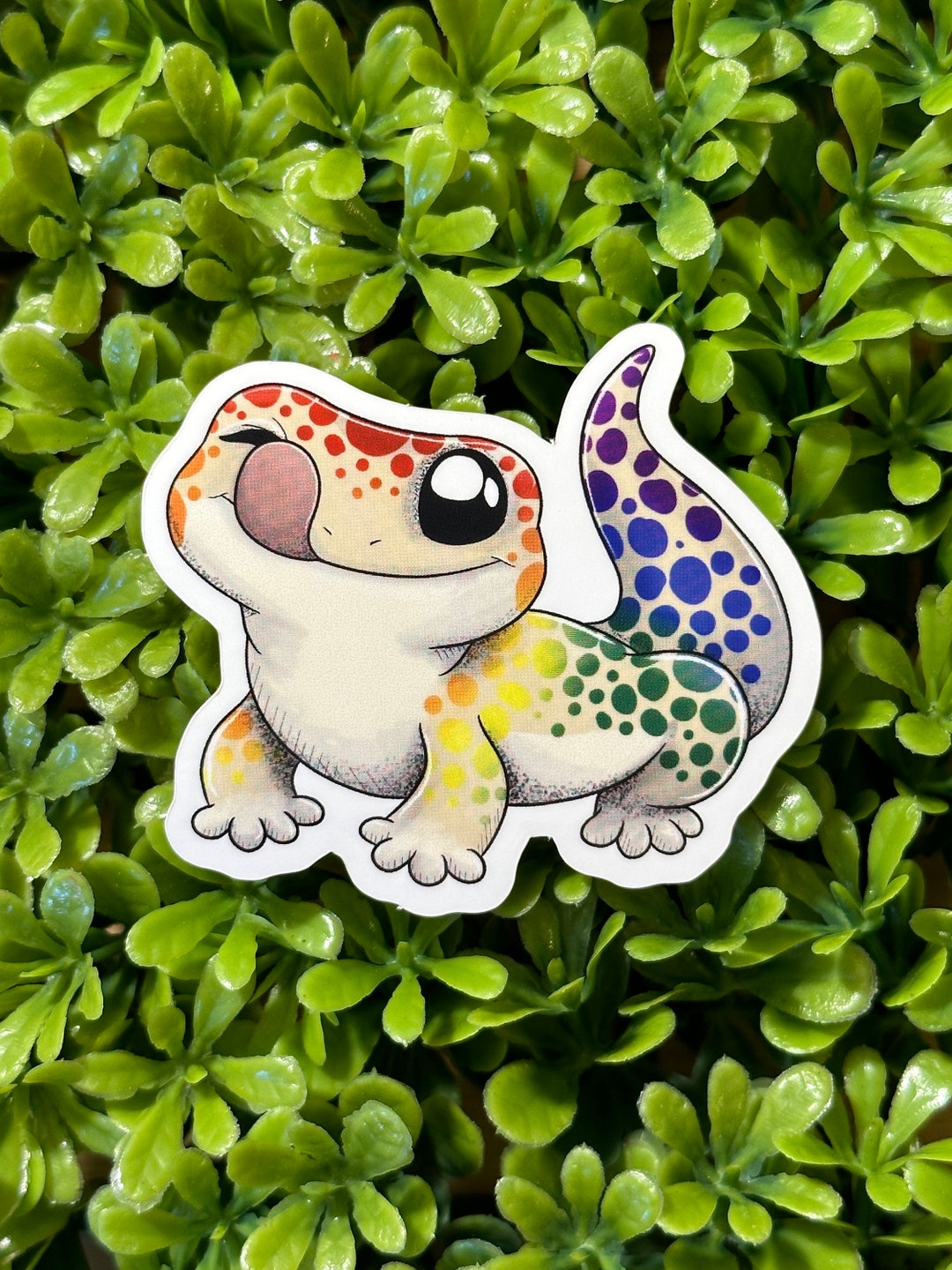 Lizard Sticker| Gecko Sticker | Rainbow Sticker |waterproof Sticker ...