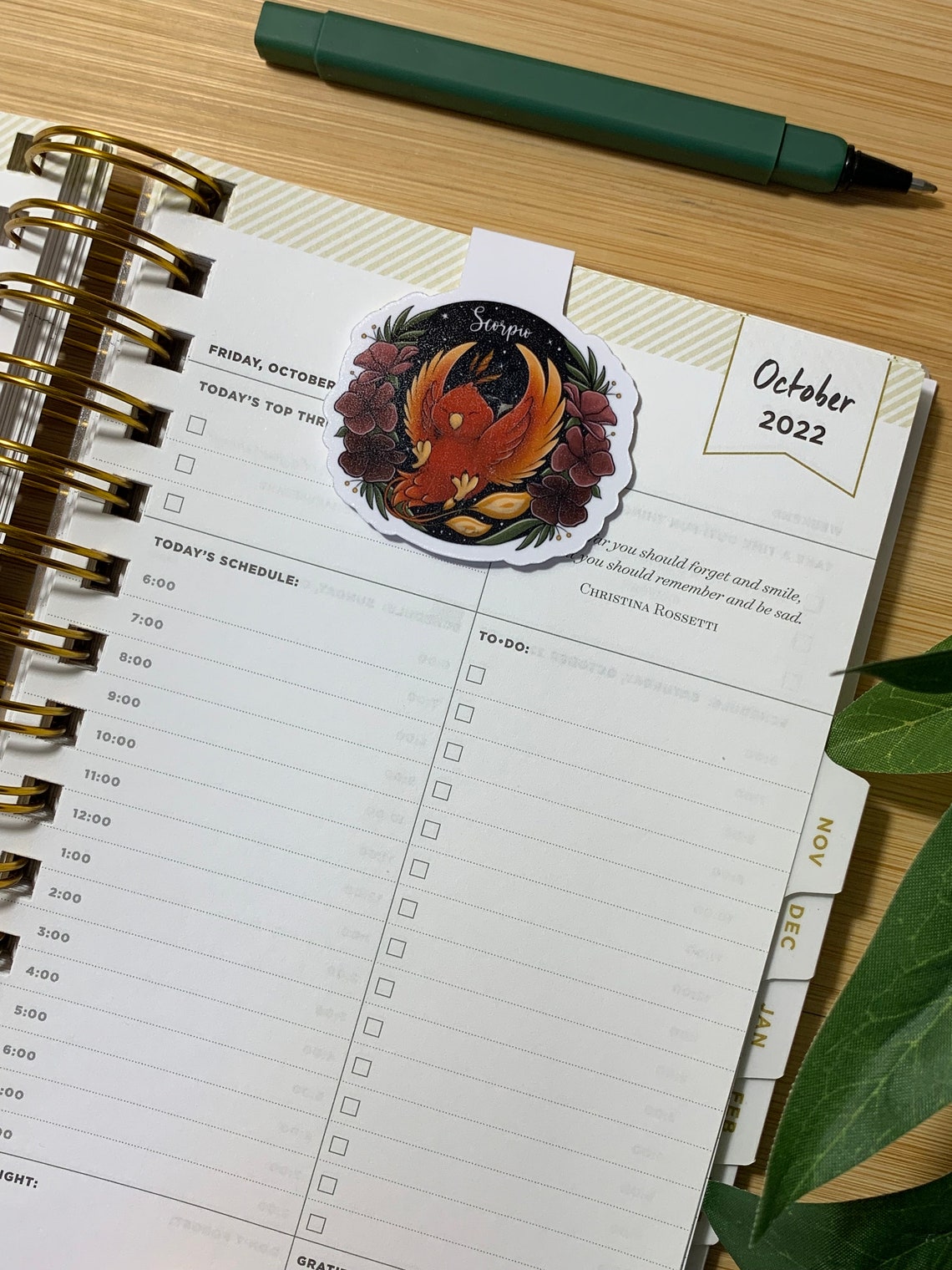Scorpio Magnetic Bookmark | Magnet Bookmarks | Bookmark Magnets ...