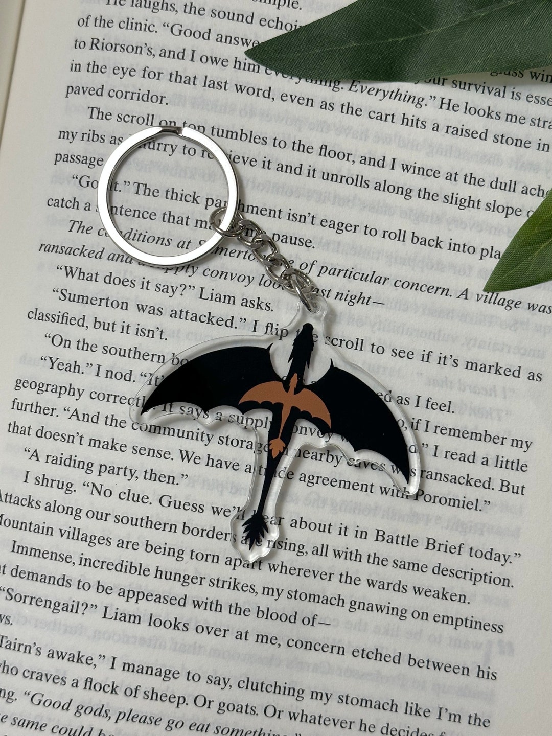 Violet's Tattoo Keychain | Fourth Wing | Licensed Merch | Acrylic ...