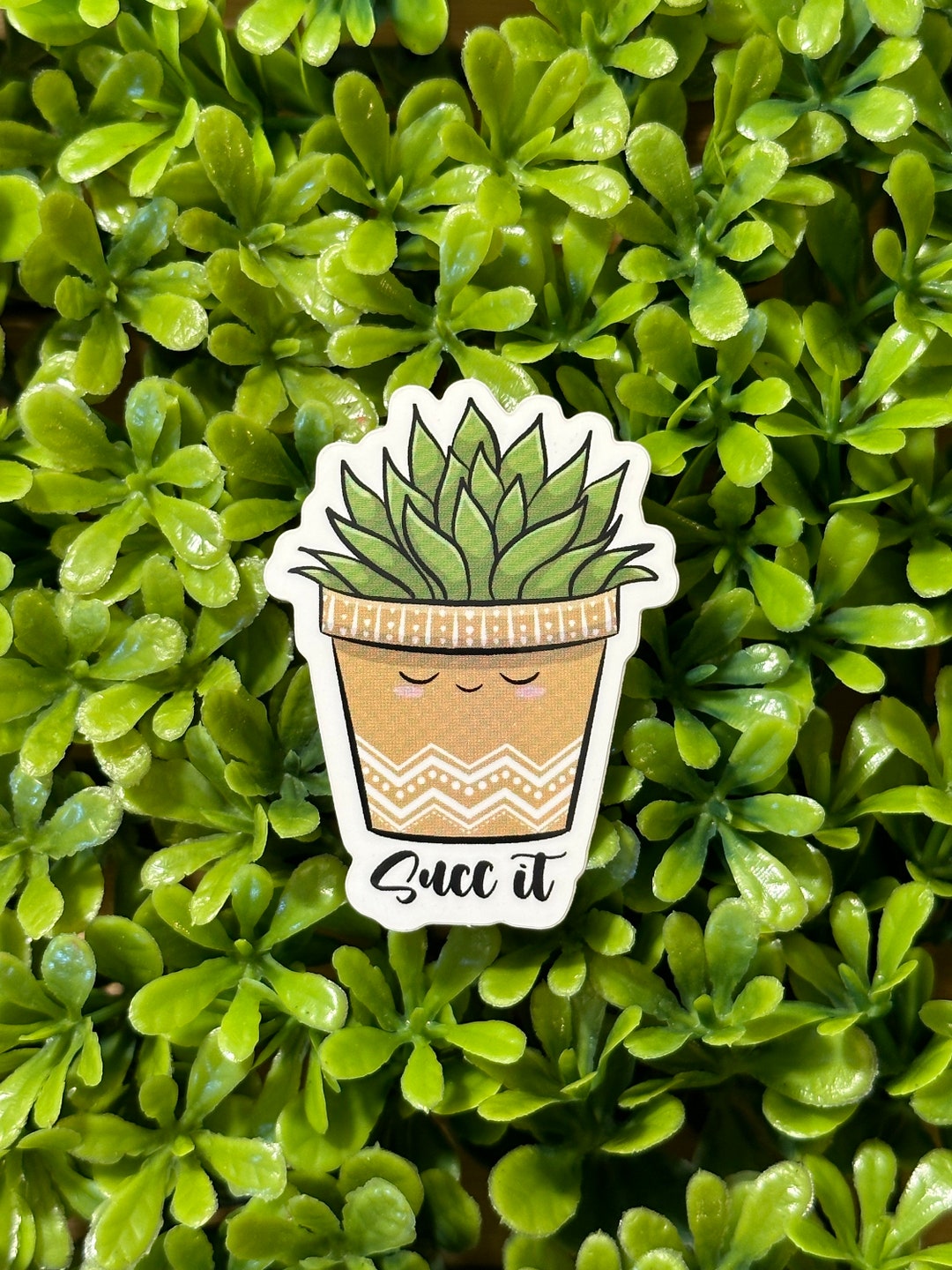 Succulent Sticker| Plant Sticker | Succ It | Waterproof Sticker | UV ...