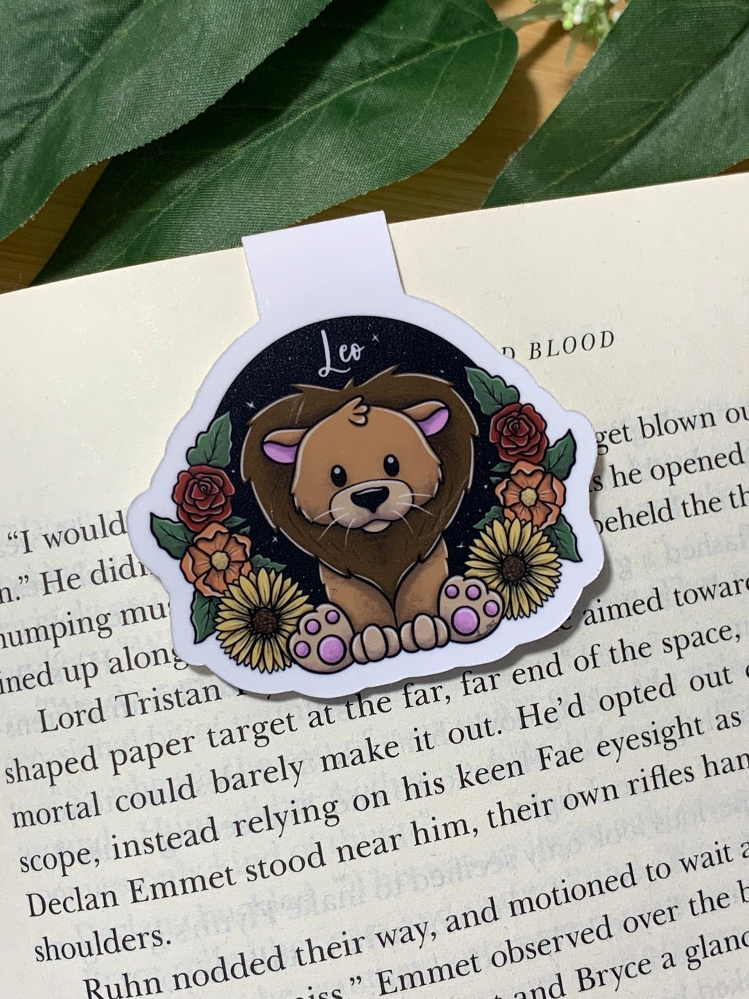 Leo Magnetic Bookmark | Magnet Bookmarks | Bookmark Magnets | Zodiac ...