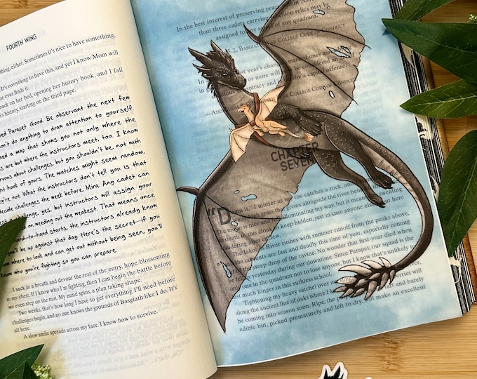 Fourth Wing Page Overlays Licensed Merchandise Tairn and Andarna ...