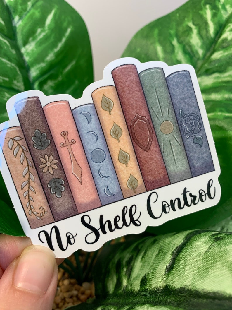 No Shelf Control Sticker Reading Sticker Waterproof - Etsy