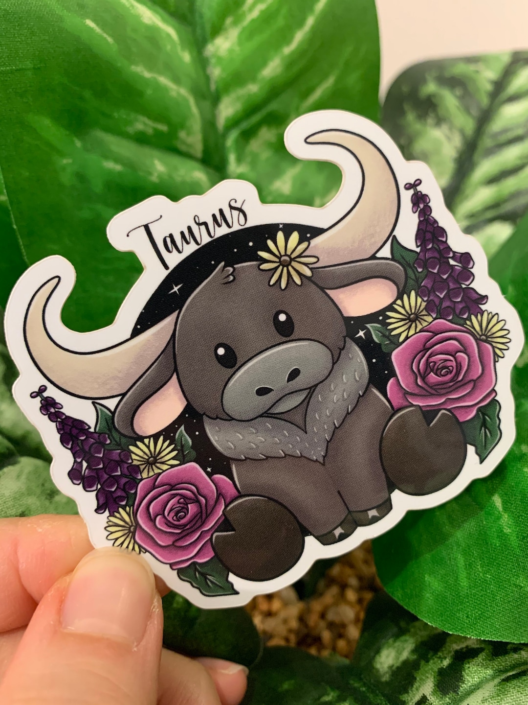 Taurus Sticker Zodiac Sticker Waterproof Sticker UV - Etsy