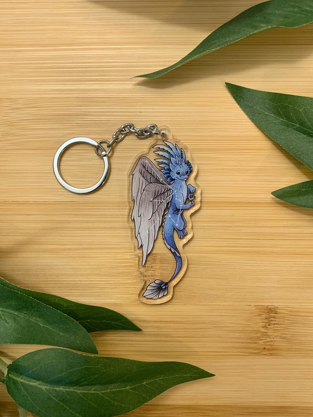 Aquarius Dragon Keychain | Zodiac Sign Dragon | Dragon Keychain ...