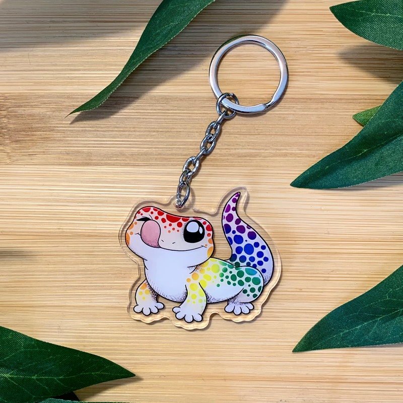 Lizard Keychain - Etsy