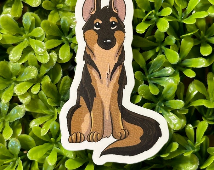 German Shepherd Sticker | Dog Sticker | Waterproof Sticker | UV ...