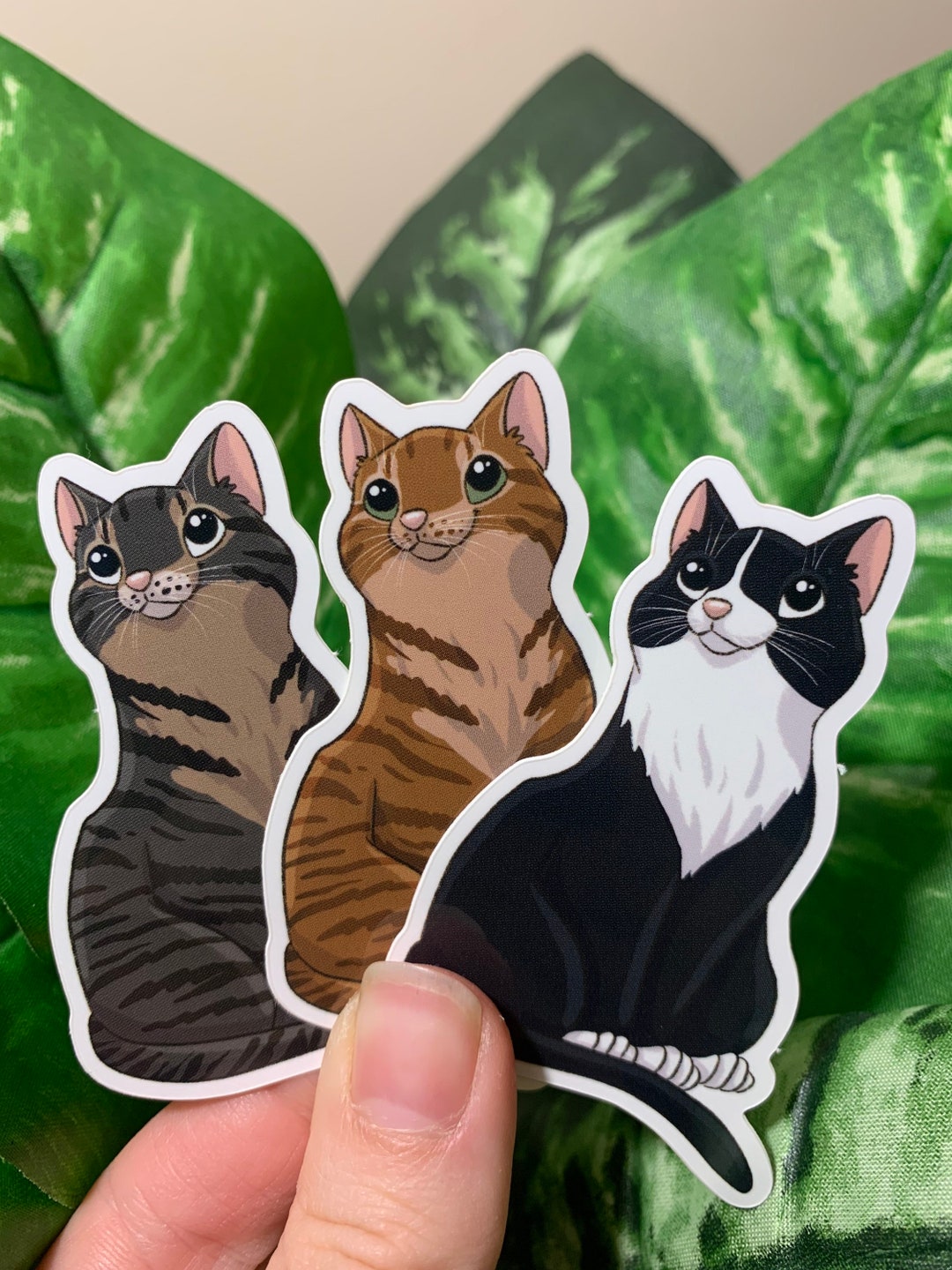 Tabby Cat Sticker | Cat Sticker | Waterproof Sticker | UV Protected ...