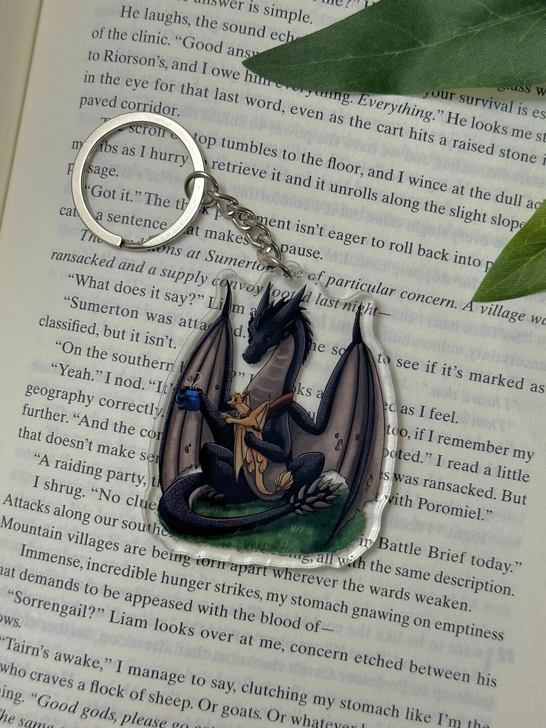 World's Best Dad Keychain | Fourth Wing | Licensed Merch | Acrylic ...