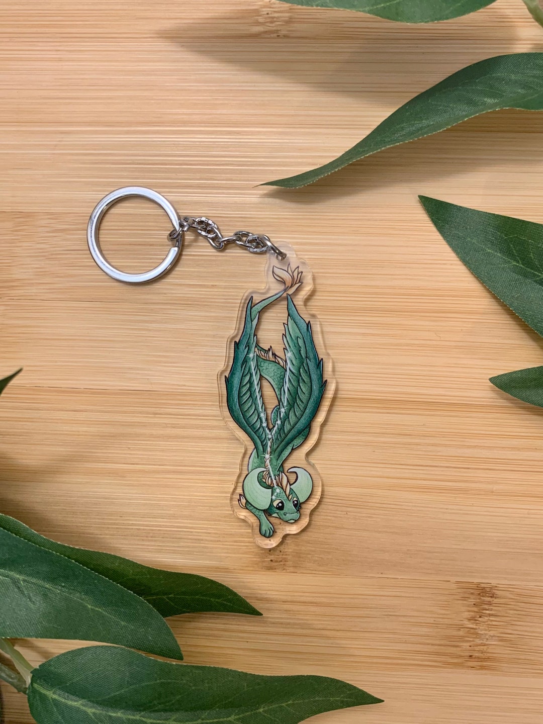 Taurus Dragon Keychain Zodiac Sign Dragon Dragon Keychain - Etsy