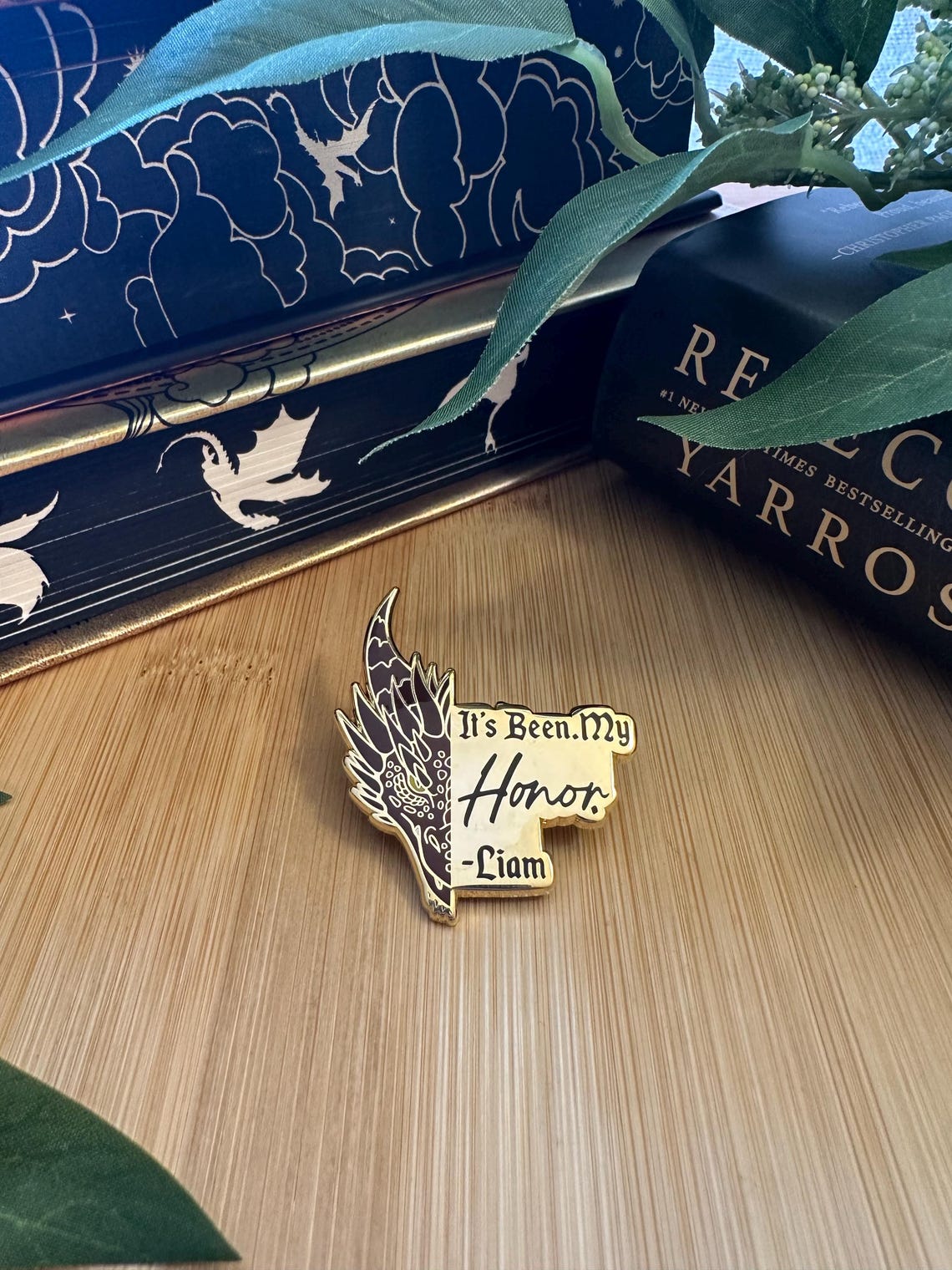 It's Been My Honor Hard Enamel Pin |fourth Wing Merchandise |rebecca ...
