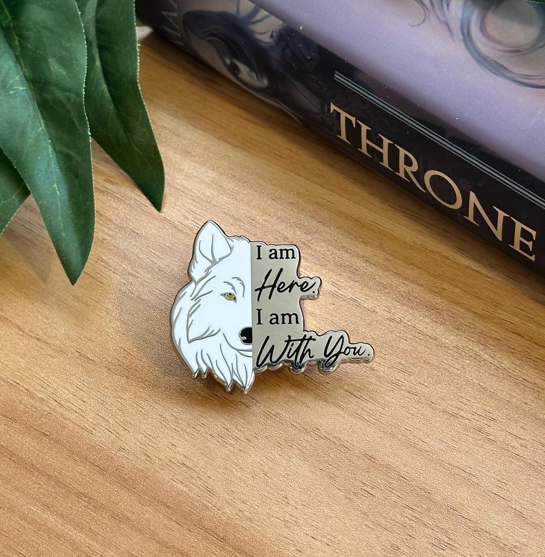 I Am With You Enamel Pin | Throne of Glass Merchandise | Sarah J Maas ...