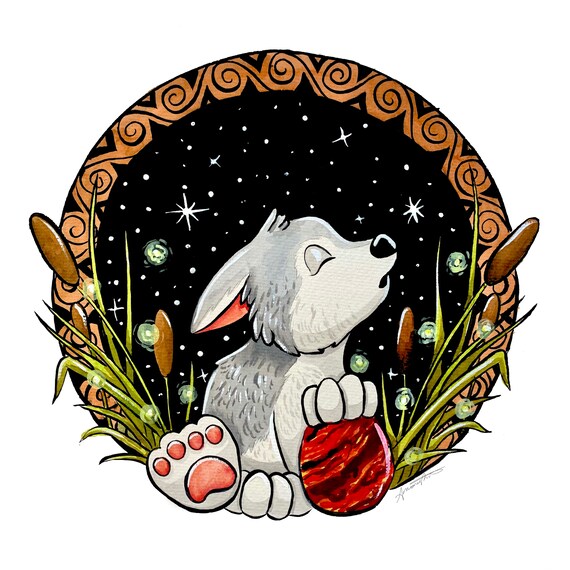 Celtic Animal Zodiac Wolf