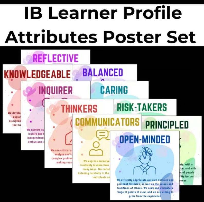 IB Learner Profile Posters | Classroom Decor (digital Download) - Etsy