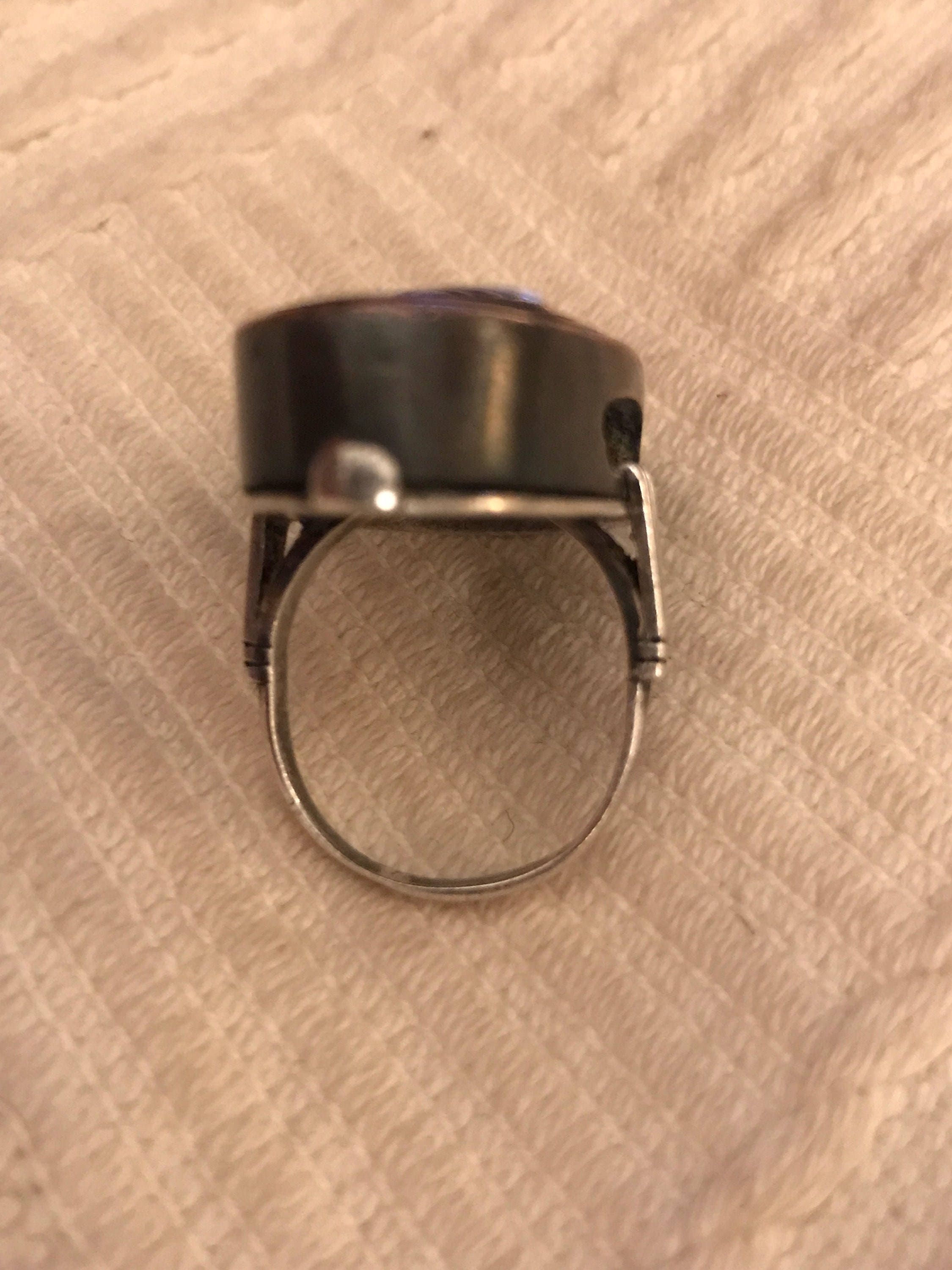 Antique Japanese Shakudo Ring - Etsy