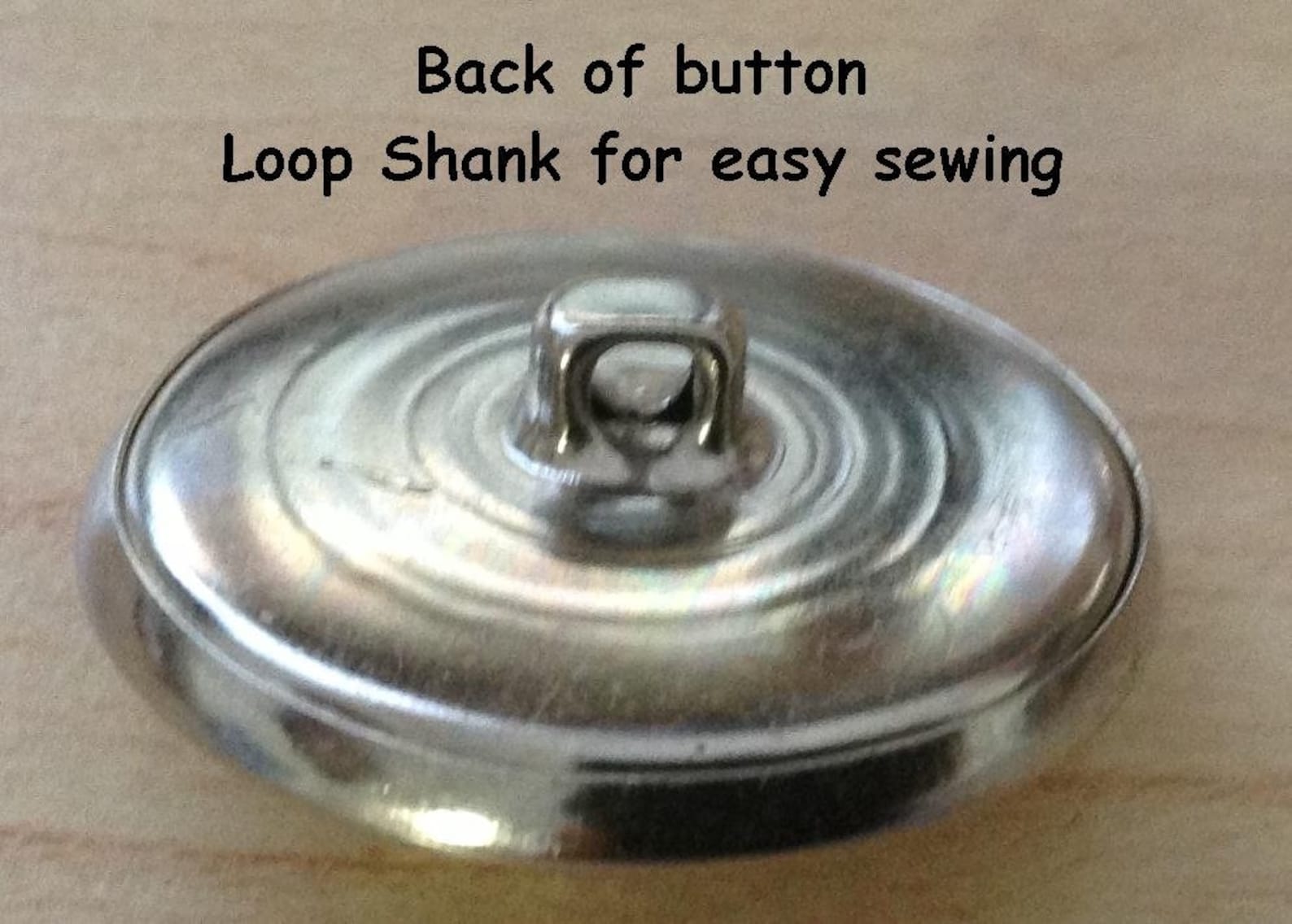 30 Metal 5/8" Buttons Silver, Pewter, Antique-silver 15mm School Plays ...