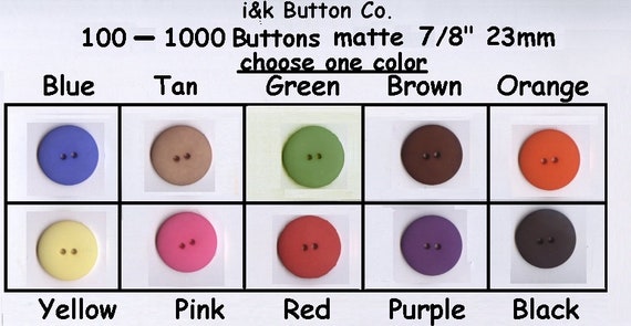 100-1000 Pcs. Choose One Color From the 10 Colors of Matte | Etsy