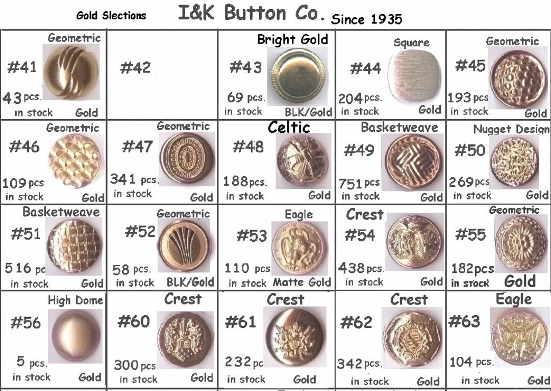 16 to 1000 Pcs. Metal 7/8 Buttons Antique Silver Gold - Etsy