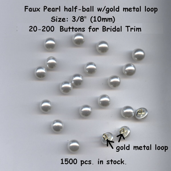 Half Ball Buttons - Etsy