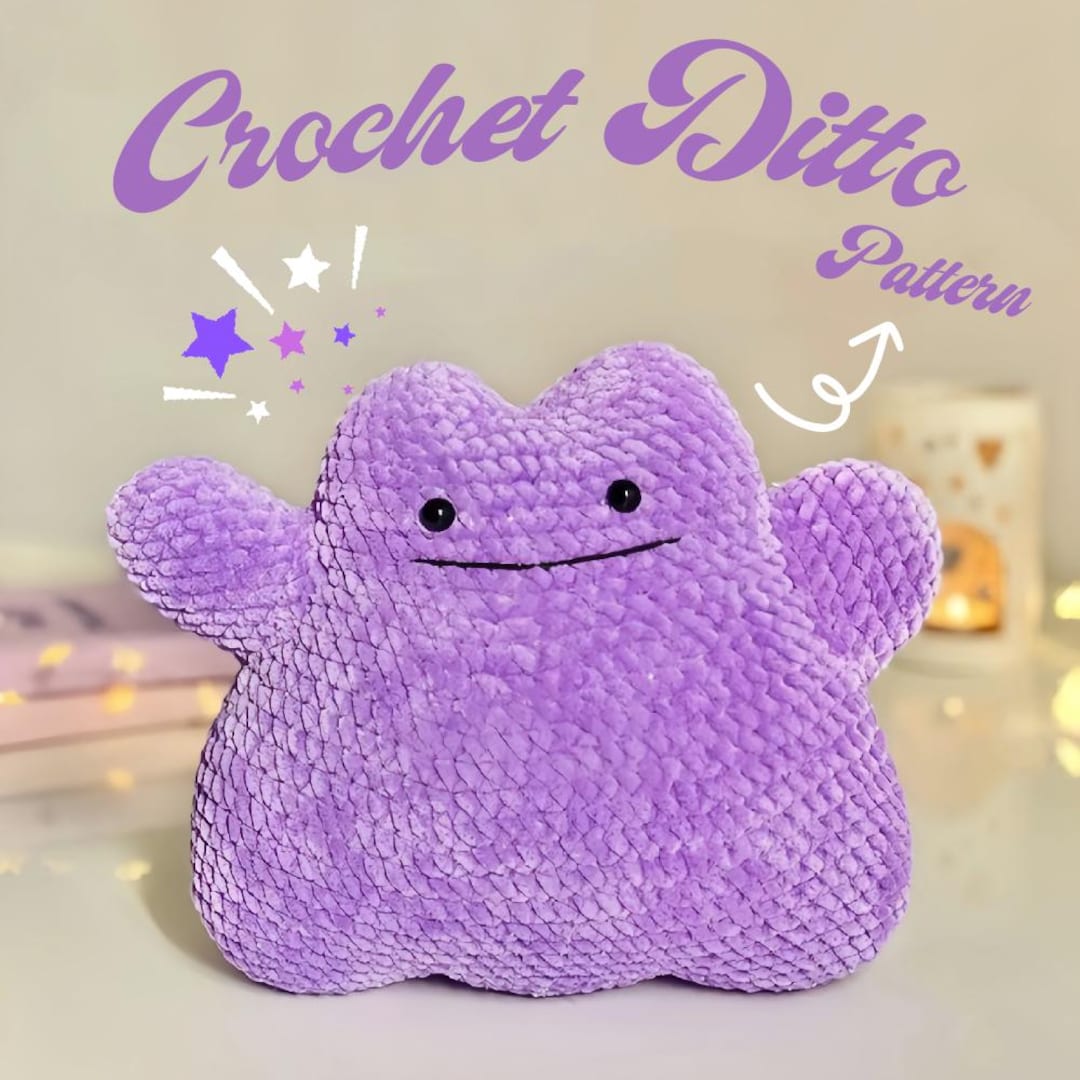 Crochet Ditto Christmas Amigurumi Pdf,crochet Ditto Soft Toy Pattern ...