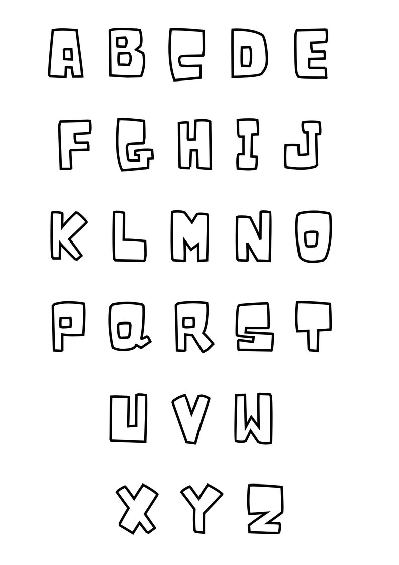 30 Printable ABC Worksheets/14 Printable 123 Worksheets/abc - Etsy