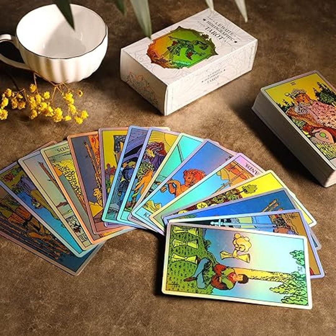 Rainbow Tarot Cards Decks Tarot Card and Book Sets for - Etsy