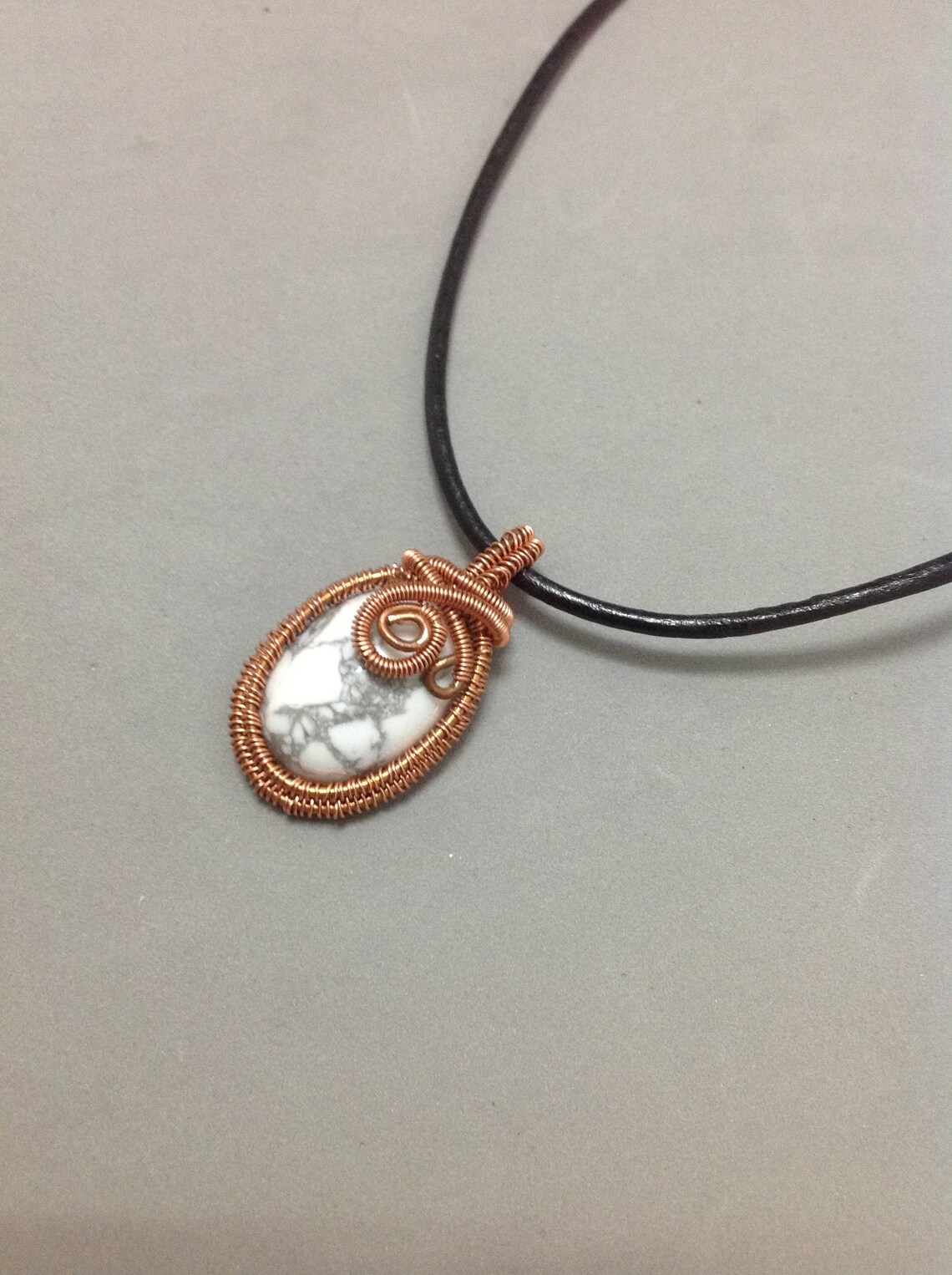 Howlite Pendant Natural Howlite White Howlite Howlite - Etsy Israel