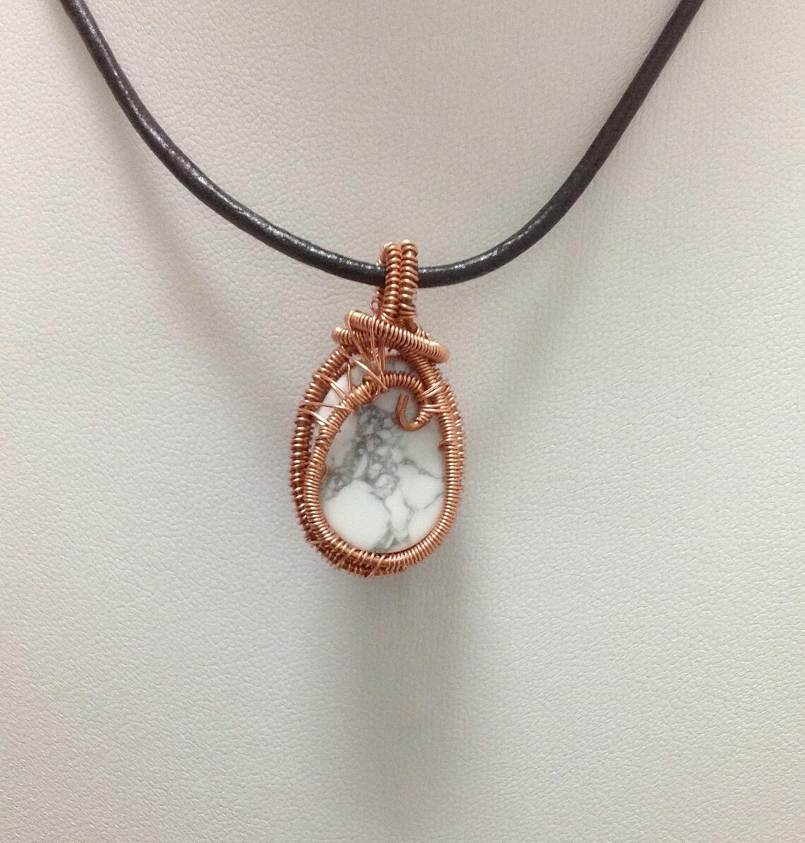 Howlite Pendant Natural Howlite White Howlite Howlite - Etsy Israel