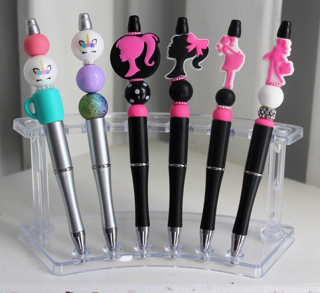 Beaded Unicorn and Barbie Pens - Etsy