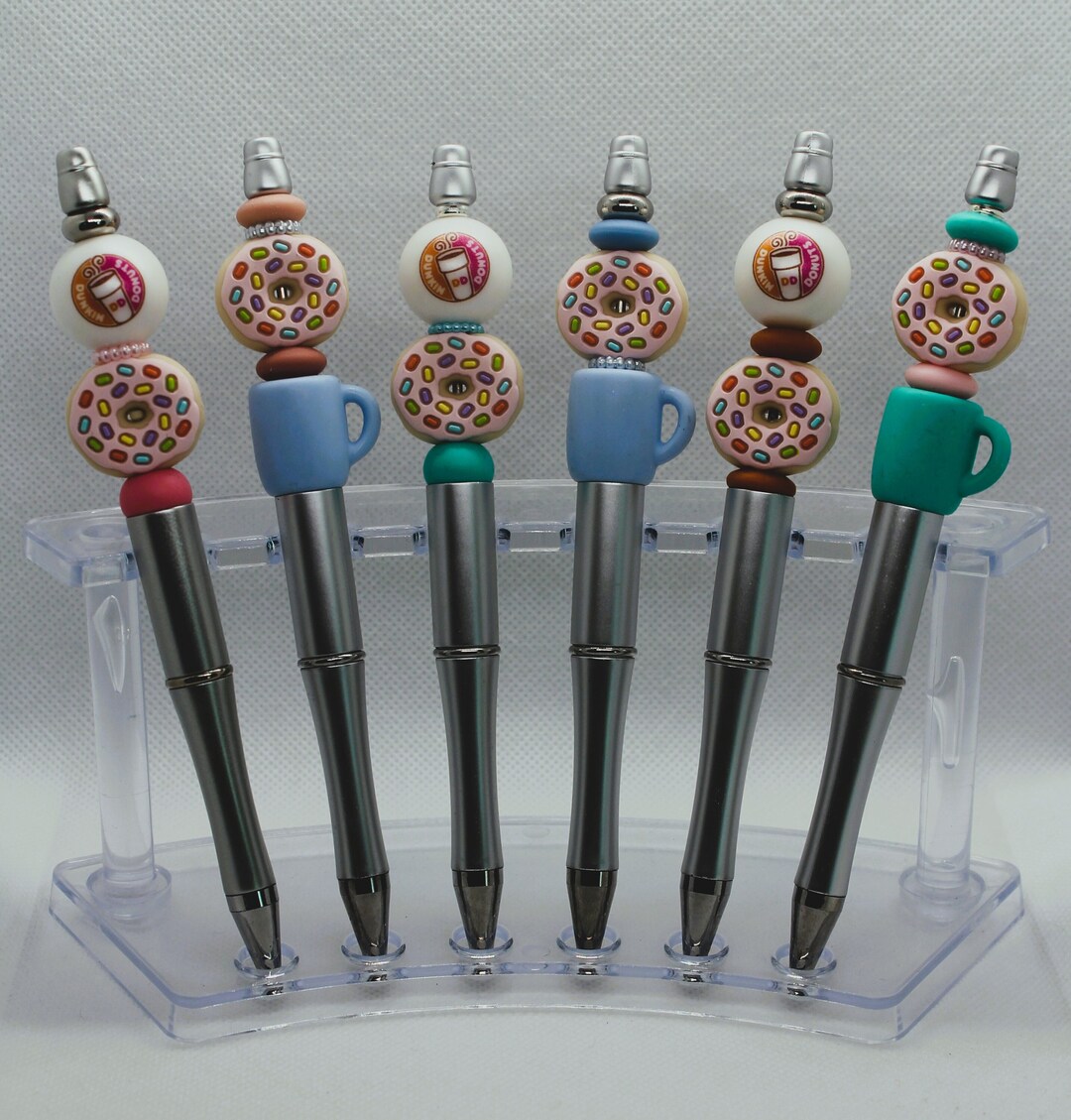 Beaded Coffee and Donut Pens - Etsy