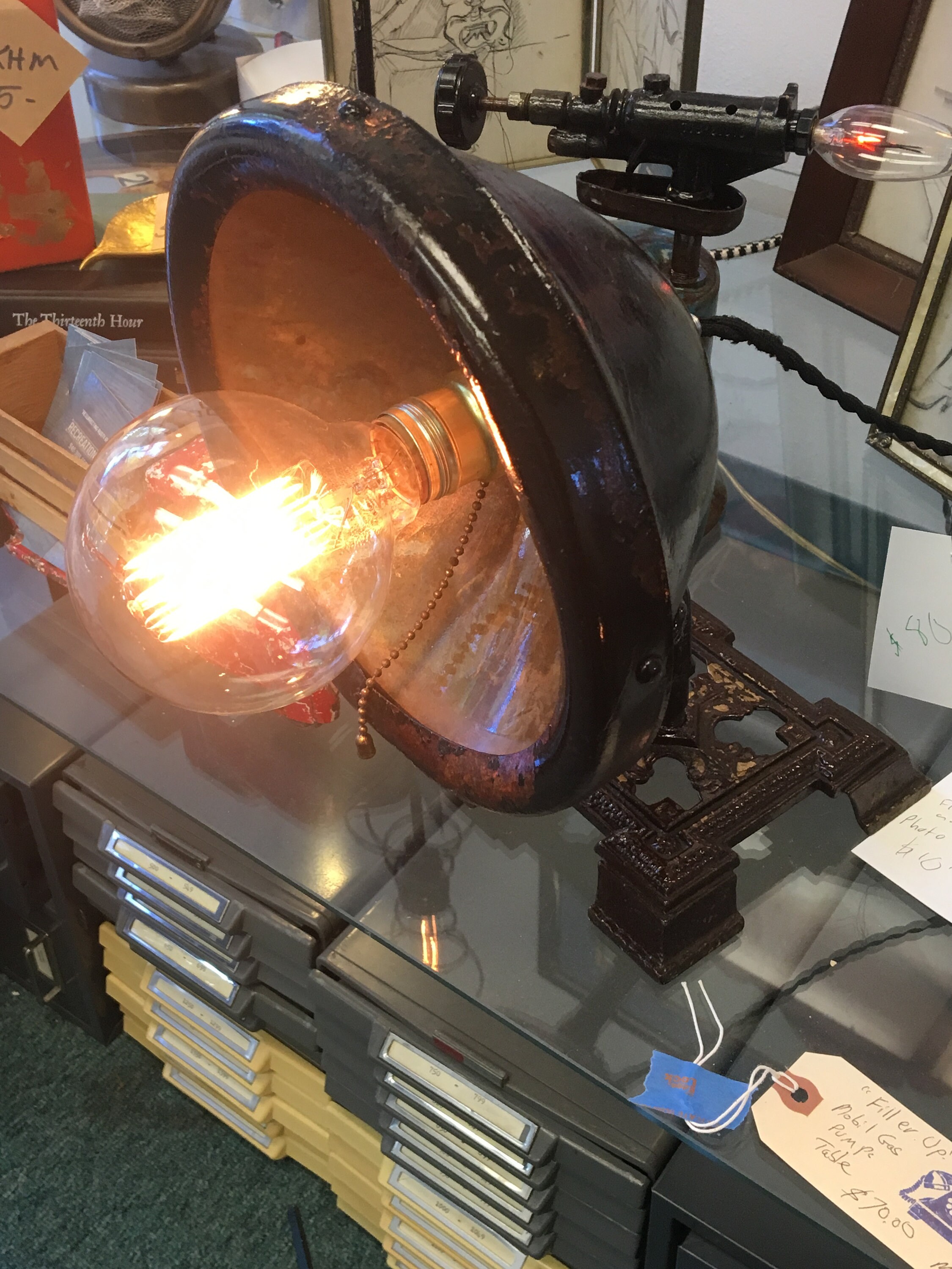 Custom Industrial Deco Lamp - Etsy