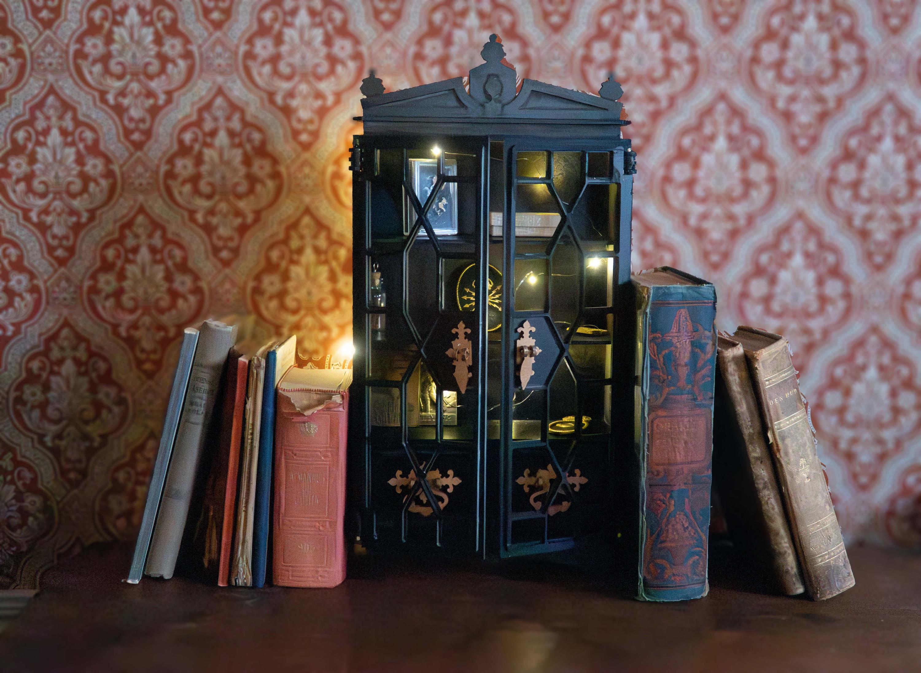 Laser Cut Display Cabinet: SVG DXF PDF Files, Miniature Furniture - Etsy