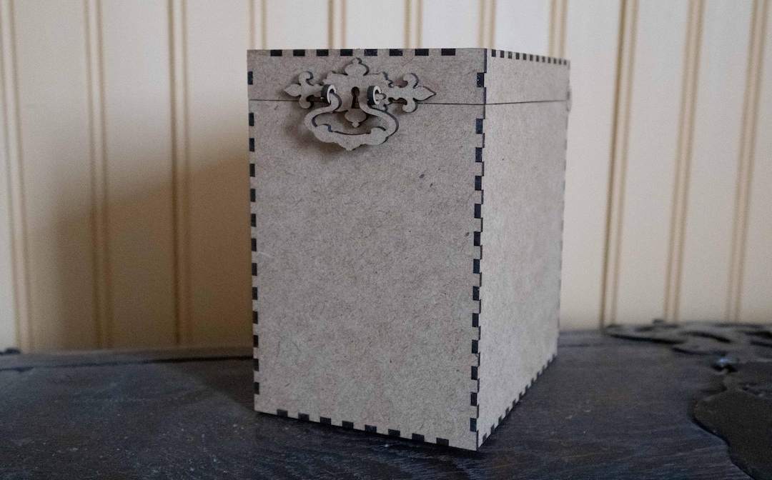 Victorian-inspired Seed Storage Box | Digital Laser Cut Files (SVG, DWG ...