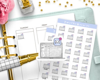 Email Icon Stickers - Etsy