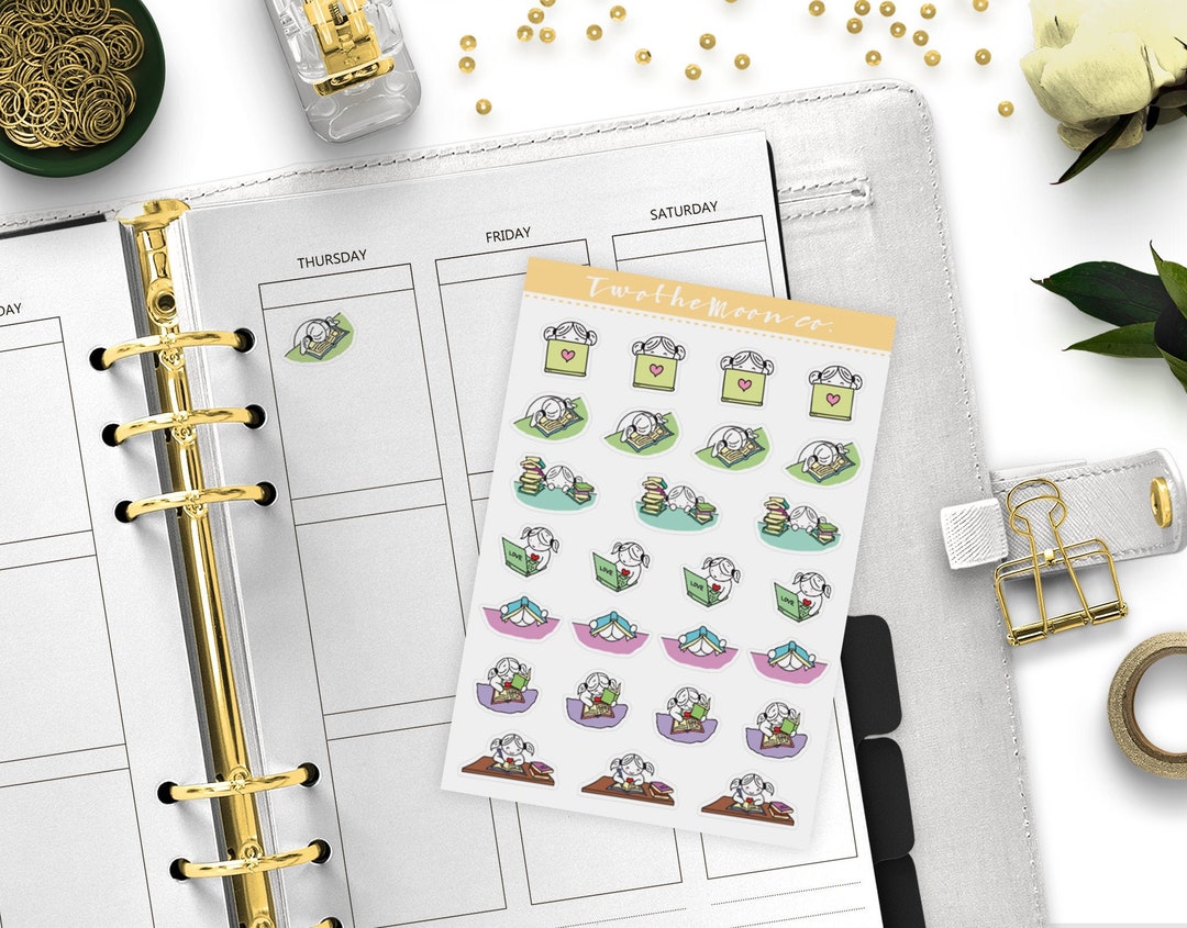 Study Planner Stickers / Character Functional Planner Stickers / Bullet ...