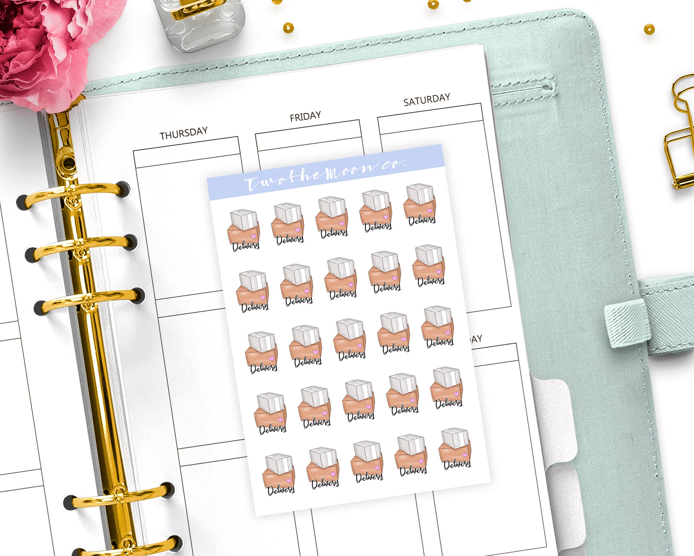 Delivery Planner Stickers / Icon Functional Planner Stickers / - Etsy