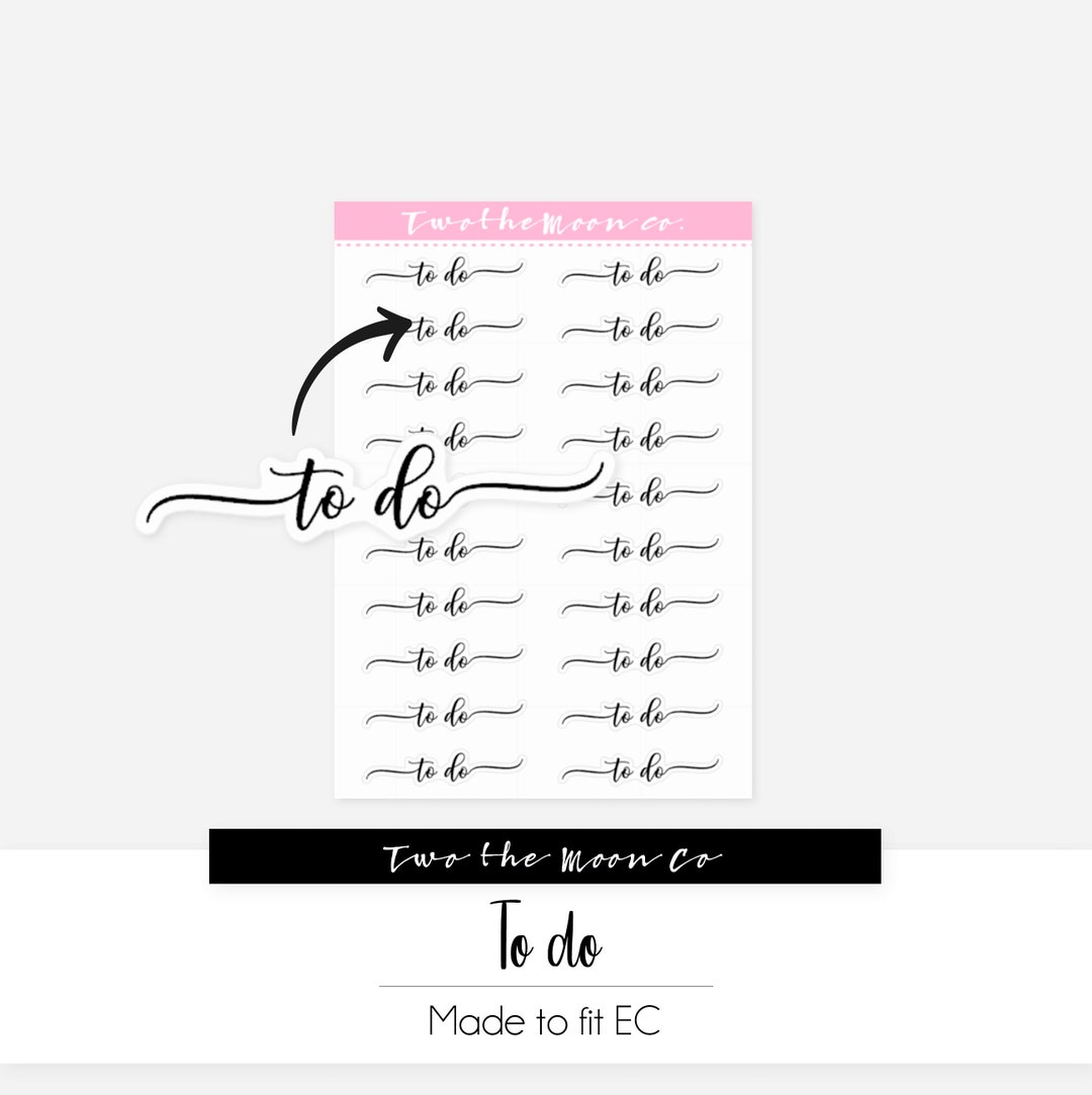 To Do Planner Stickers / Functional Planner Stickers / Bullet Journal ...