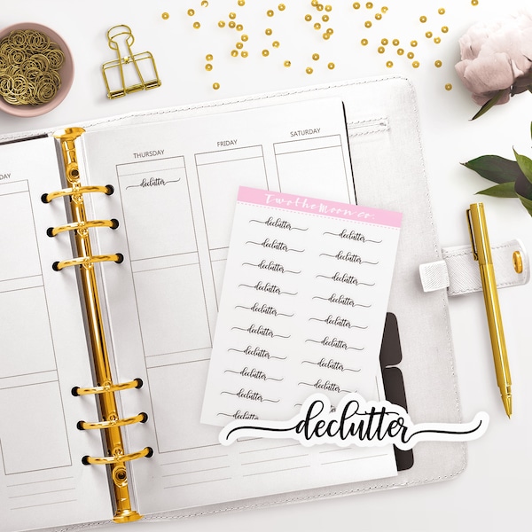 Happy Planner Declutter Plan - Etsy
