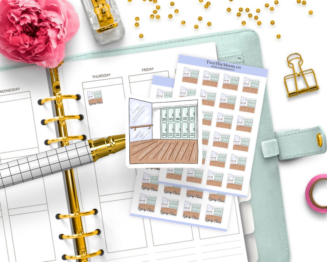 Group Class Stickers / Icon Functional Planner Stickers / Bullet ...