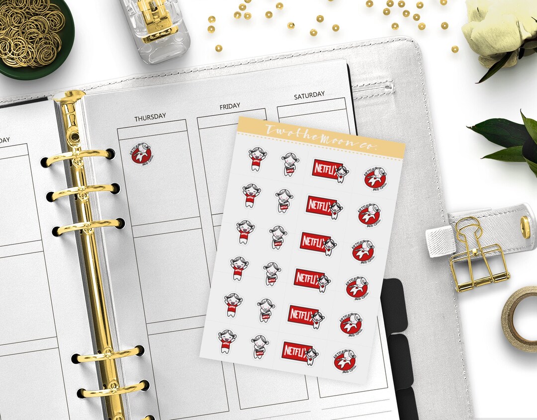 Netflix Planner Stickers / Character Functional Planner Stickers ...