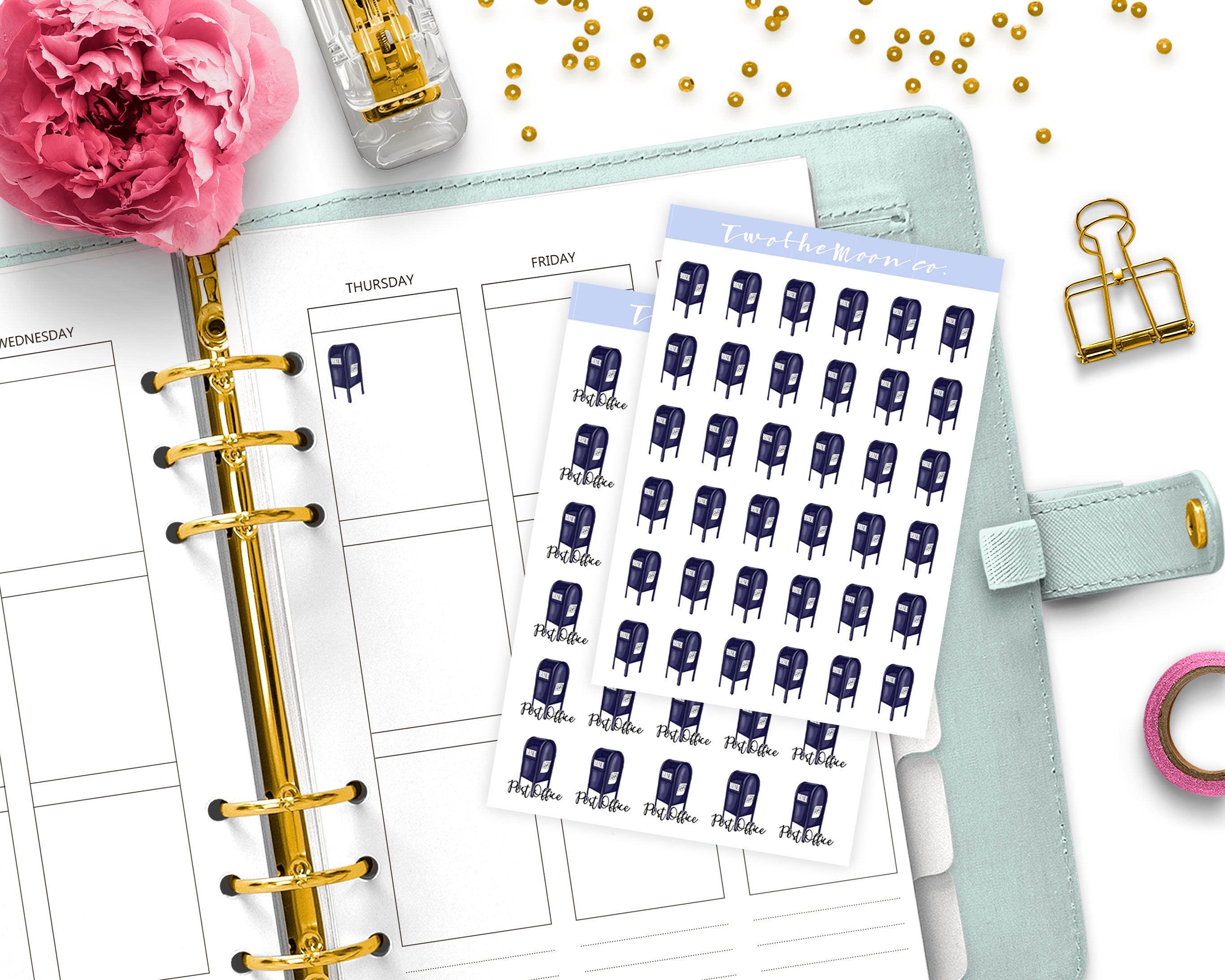 Post Office Stickers / Icon Functional Planner Stickers / - Etsy