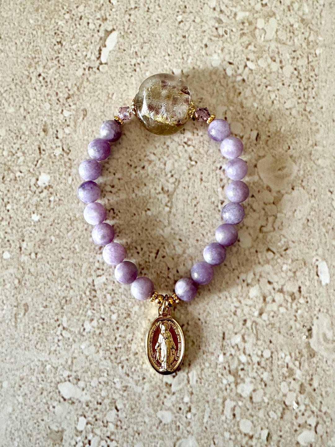 Virgin Mary Bracelet Blessed Mother Bracelet Saint Mary Bracelet ...