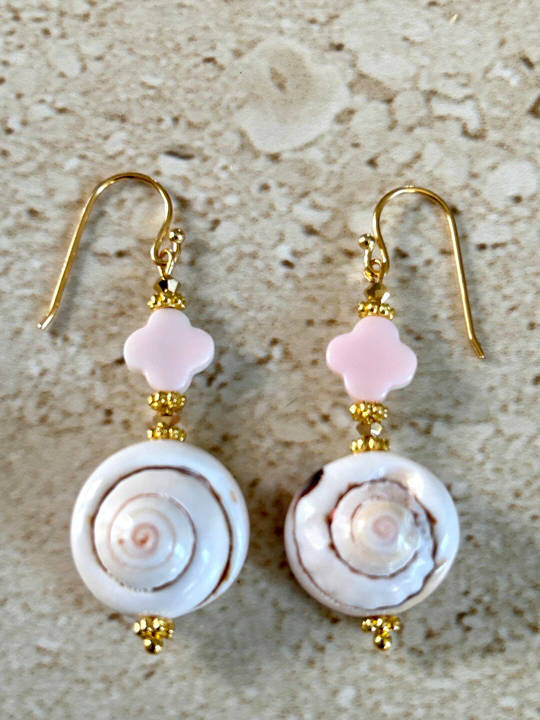 Shiva Eye Shell Earrings Queen Conch Dangle Earrings Shiva Eye Shell ...