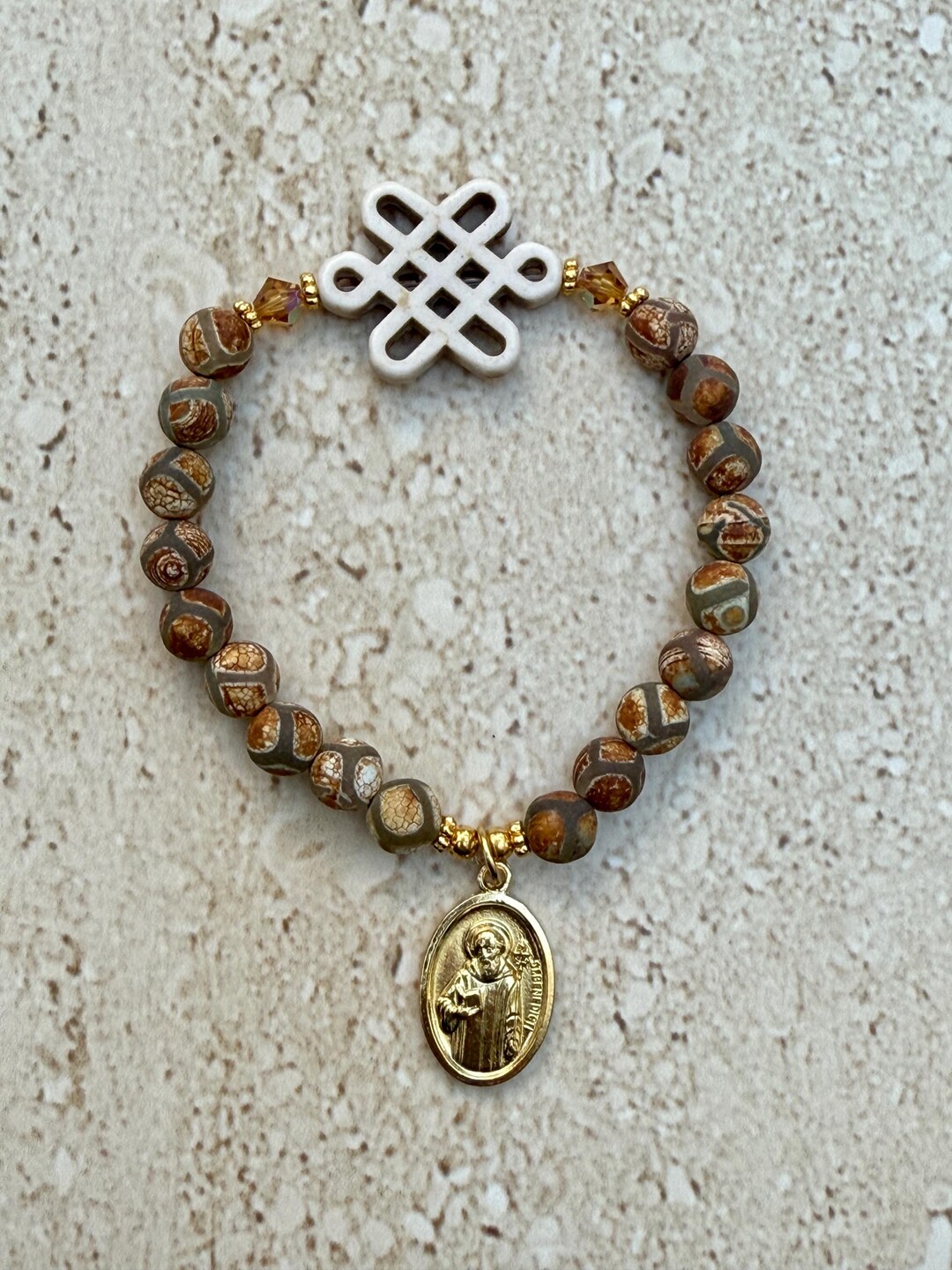 Saint Benedict Bracelet Saint Benito Bracelet St Benedict San Benito ...