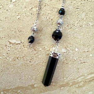 Pendulum Black Onyx Pendulum Dowsing Chakra Stone Pendulum Black Onyx ...
