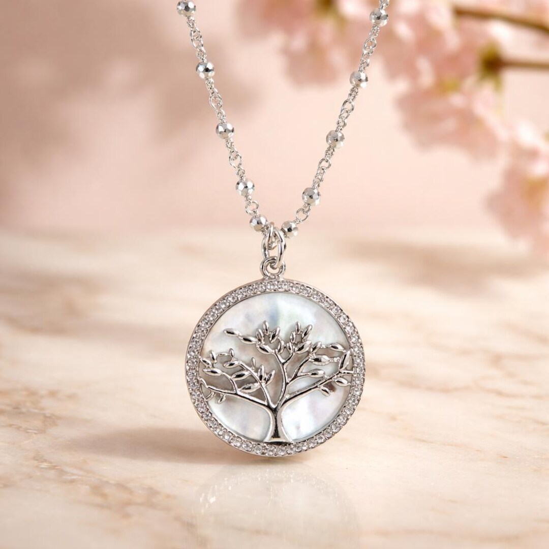 Tree of Life Pendant Pendant Mother of Pearl Tree of Life Gift for Mom ...